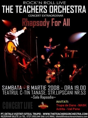 The Teachers Orchestra, Spectacol De 8 Martie | Libertatea