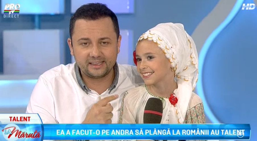 Fetiţa Care A Făcut-o Pe Andra Să Plângă L-a Cucerit şi Pe Măruţă: "Mai ...