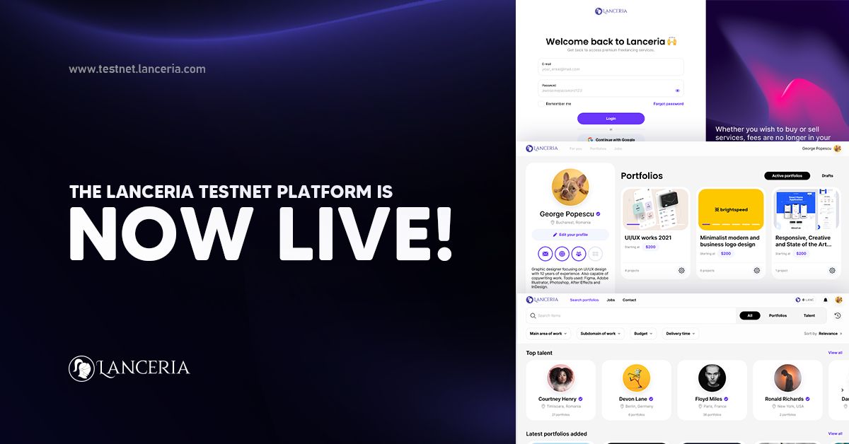 Lanceria, Platforma Web3 De Freelancing, întâmpină Primii Utilizatori ...
