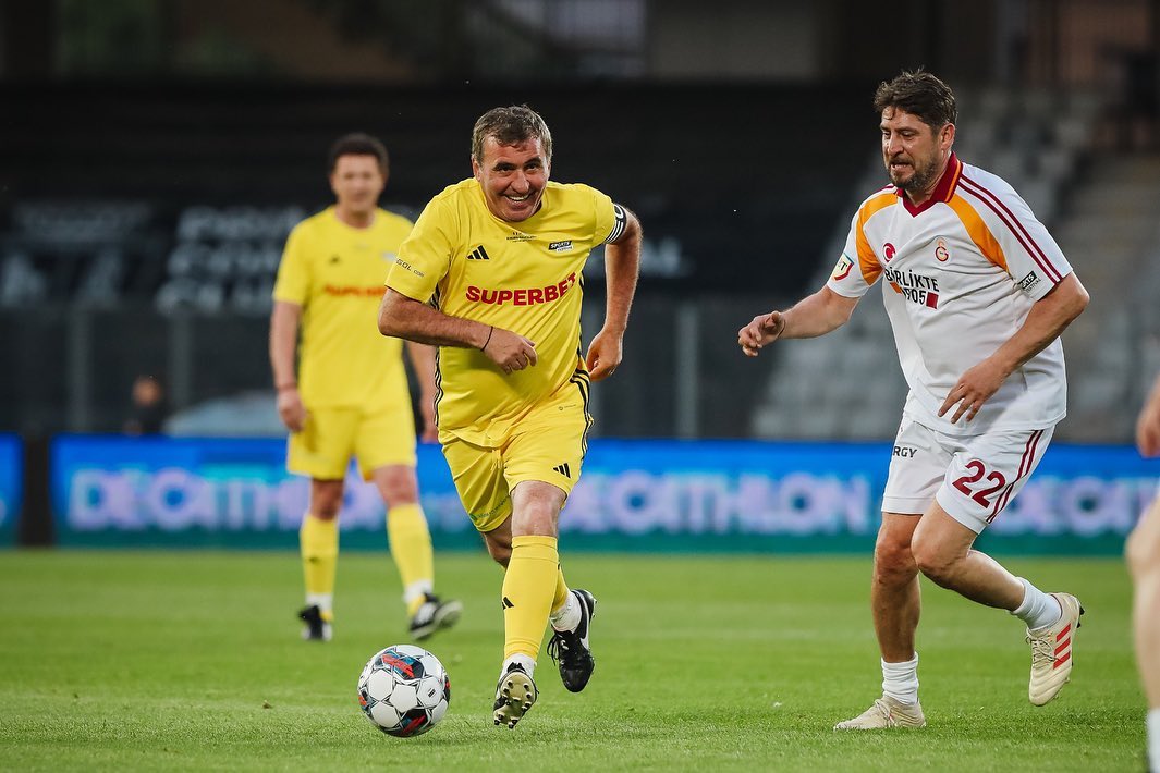 Hagi, Gică Popescu, Adi Ilie și Mutu Au Făcut Spectacol La Cluj, în ...