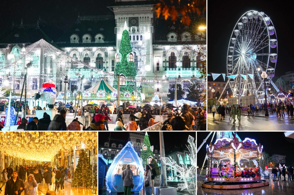 FOTO. Târgul De Crăciun De La Craiova și-a Deschis Porțile: O Roată ...