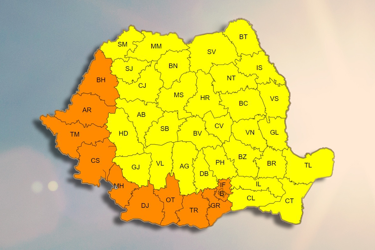Val De Căldură Peste România. Cod Portocaliu De Caniculă în Majoritatea ...