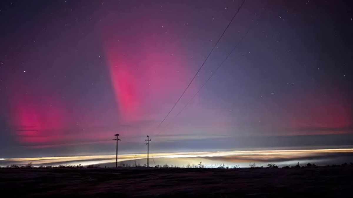 Imagini Spectaculoase La Cluj Cu Aurora Boreală Vizibilă în Noaptea De 1 Ianuarie | Libertatea
