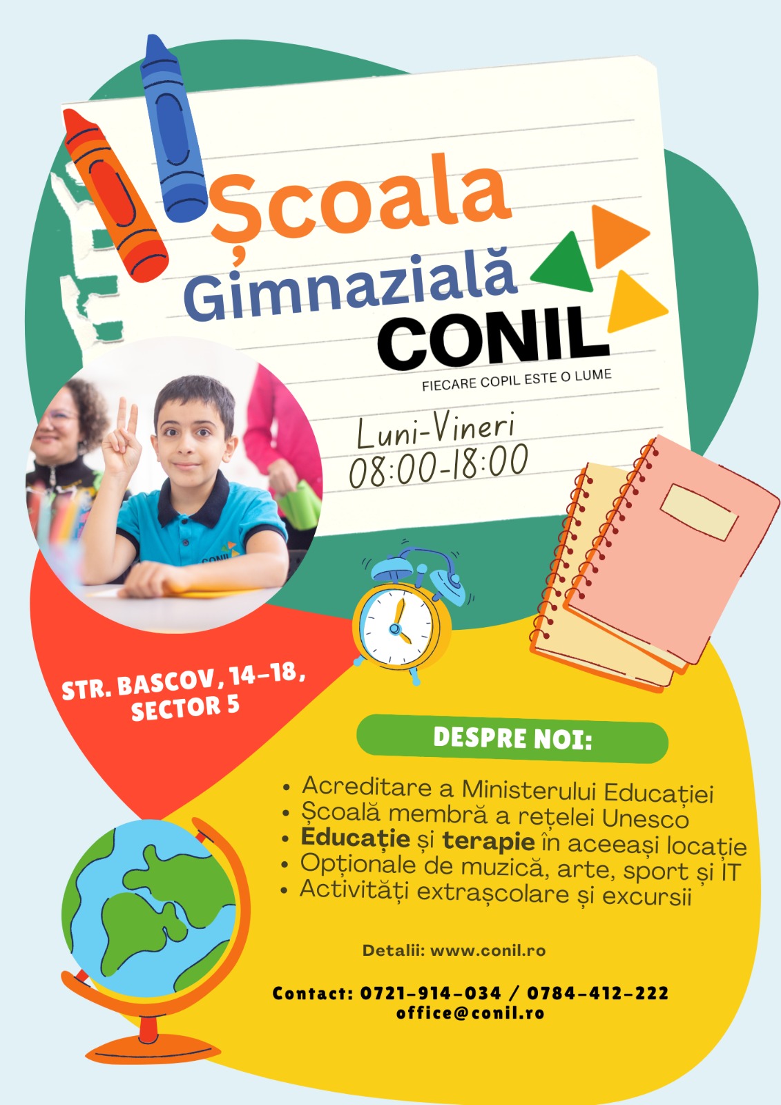 Înscrieri Deschise La Școala Gimnazială CONIL: Educație Incluzivă ...