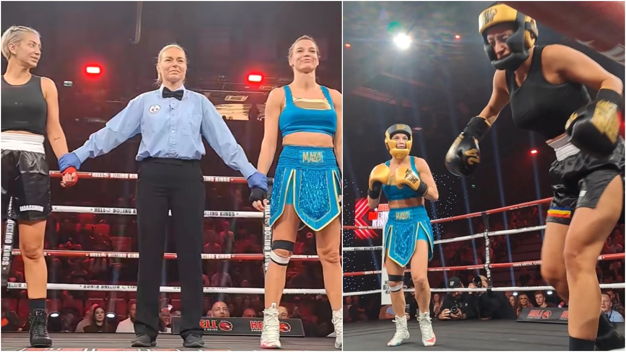 Reacția lui Vlad Huidu după ce Giulia a intrat în ringul de box