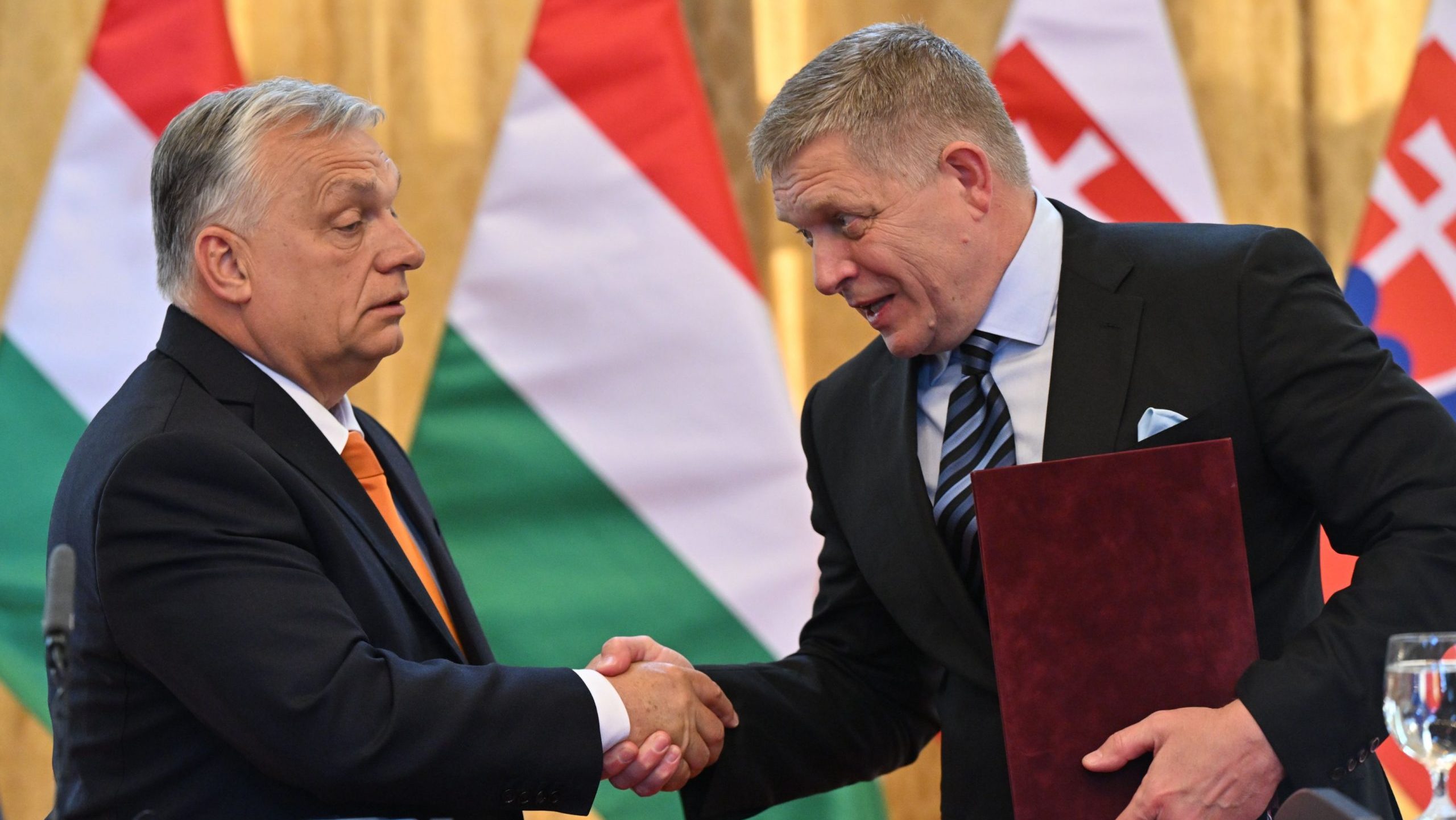 Premierii Robert Fico și Viktor Orban s-au felicitat și lăudat reciproc ...