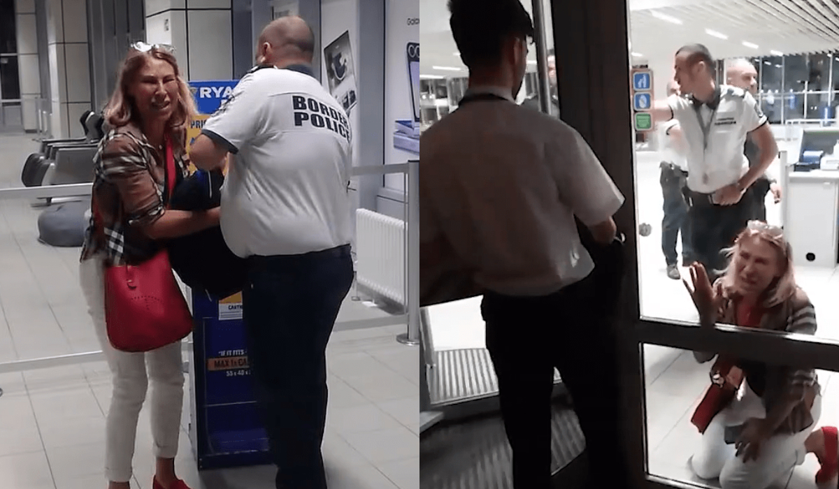 Momentul în care pasagera unei curse Ryanair din Bulgaria află că ...