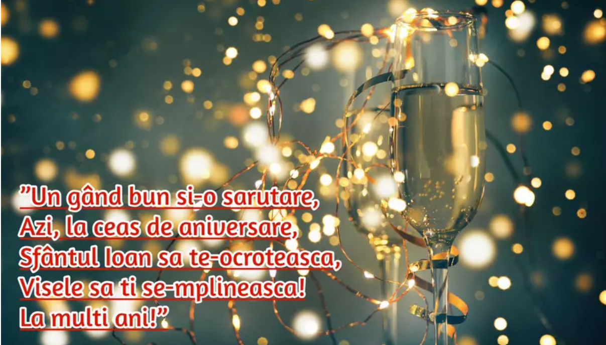 Mesaje de Sfântul Ion 2026 - urări și felicitări pentru Ion și Ioana