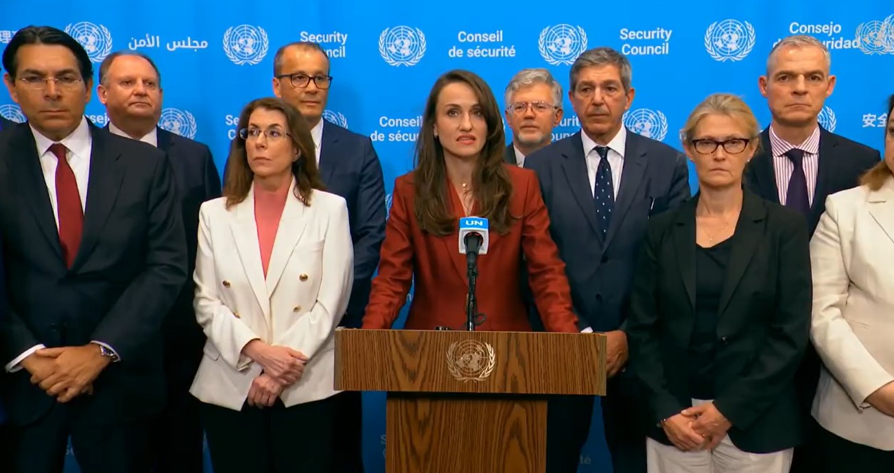 Oana Țoiu, declarații la reuniunea CS ONU, solicitată de România ...